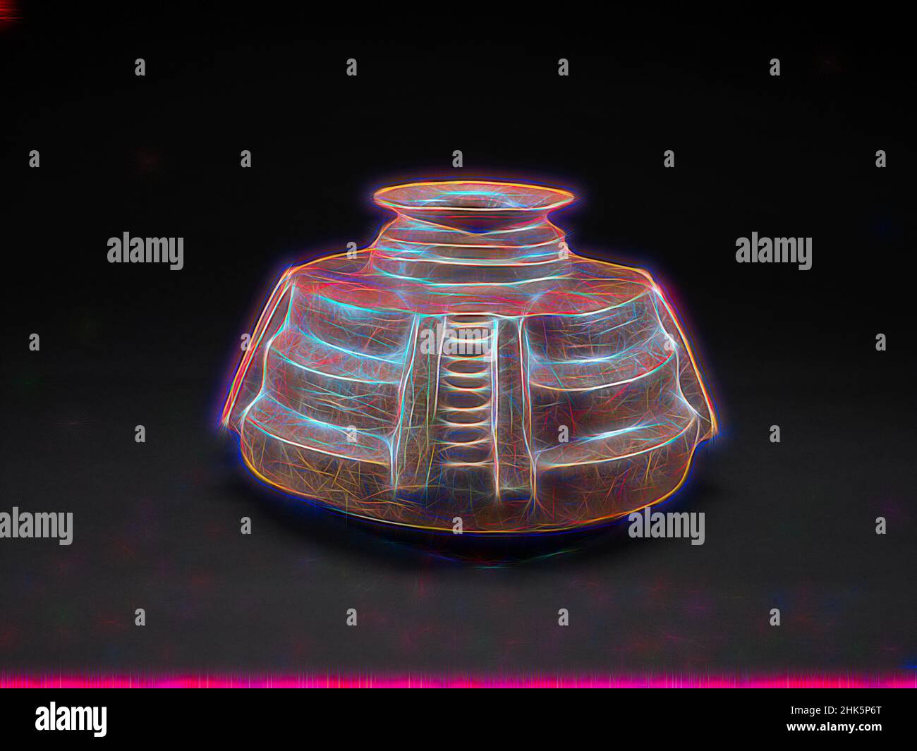 Inspired by Vessel in the Form of a Circular Pyramid, Colima, Late ...