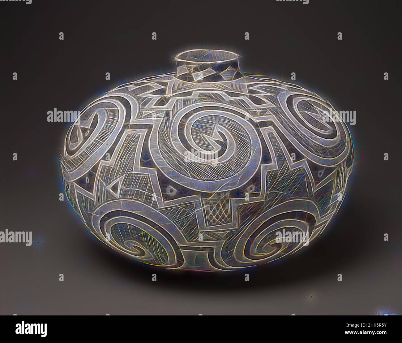 Inspired by Vessel with Painted Motifs (olla), Ancestral Puebloan, c ...