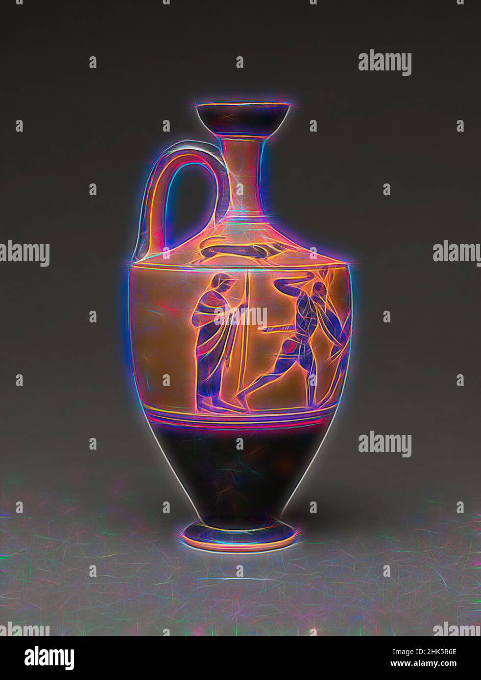 Inspired by Lekythos, attributed to the Hound-and-Hare Group, active ...