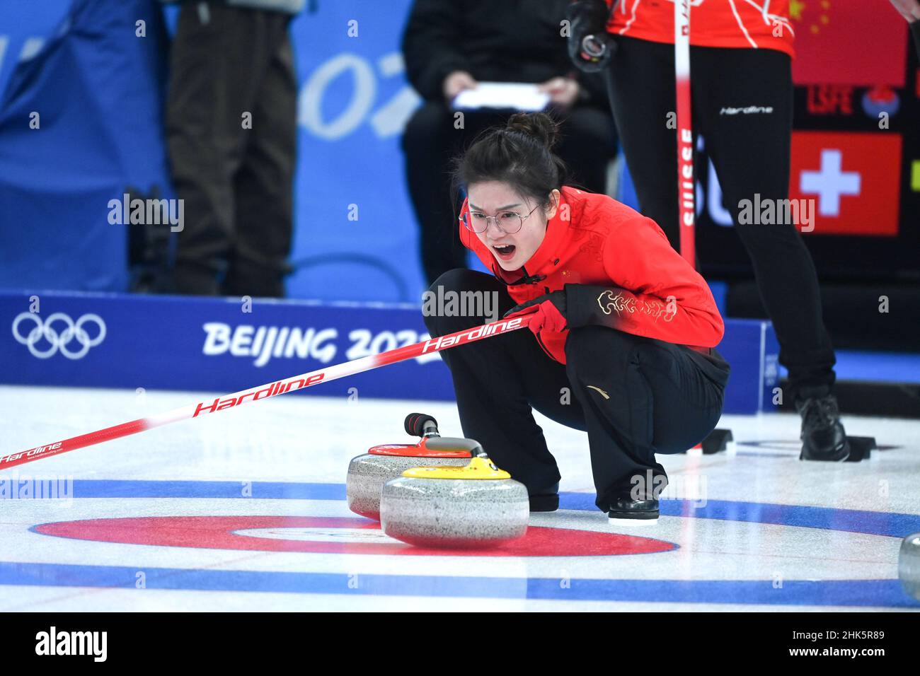 Beijing, China. 2nd Feb, 2022. Fan Suyuan of China competes during the ...