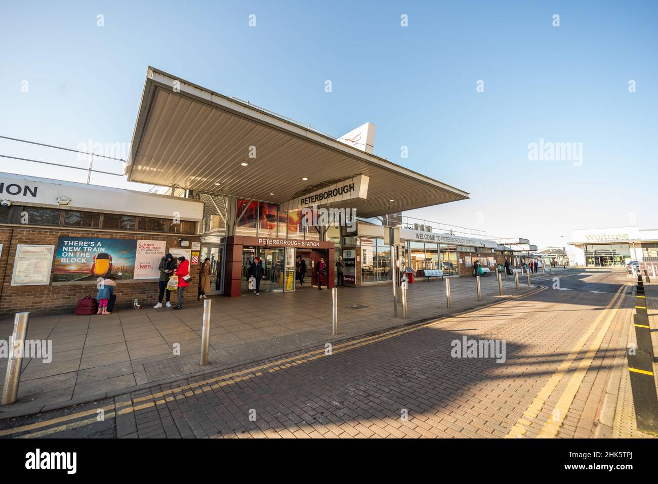 Peterborough Railway Station Stock Photo - Alamy