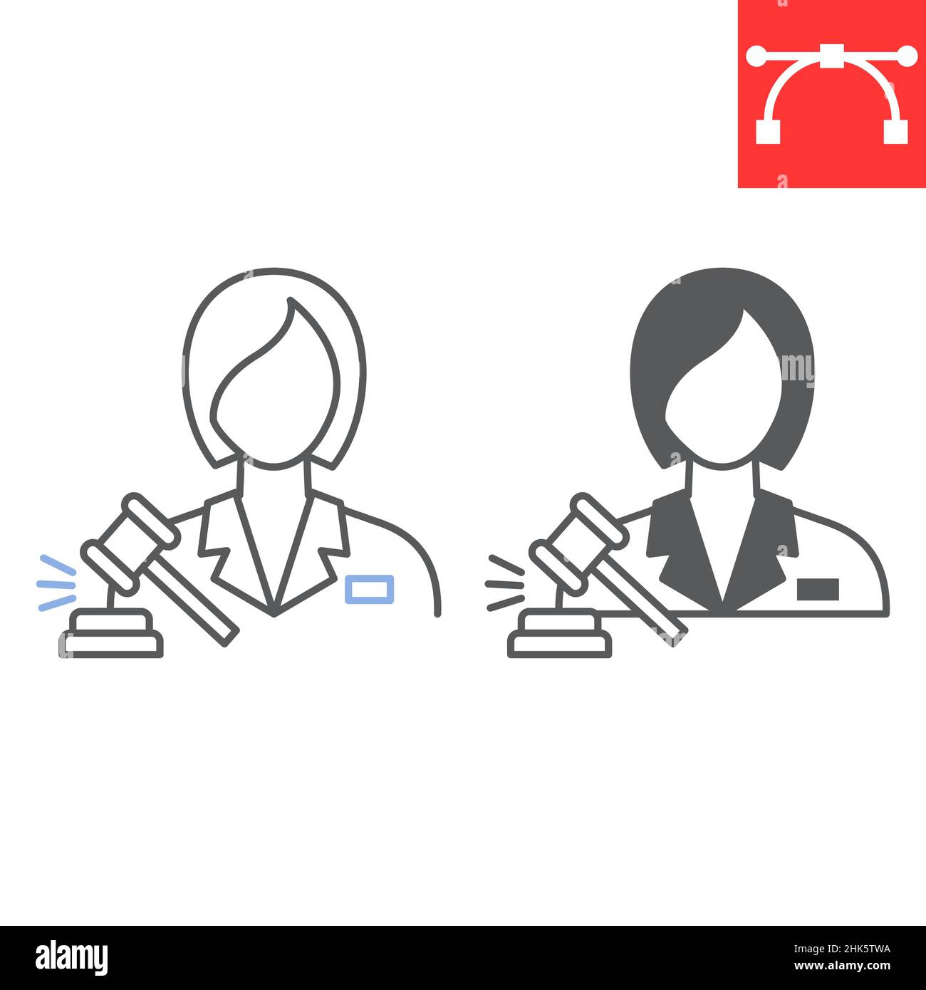 Woman advocate law Stock Vector Images - Alamy