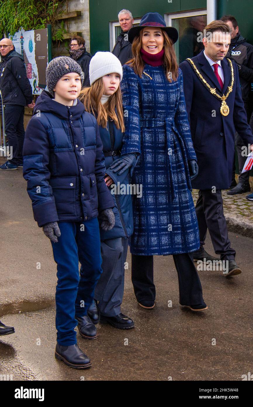 Crown Princess Mary, Princess Josephine and Prince Vincent during a ...
