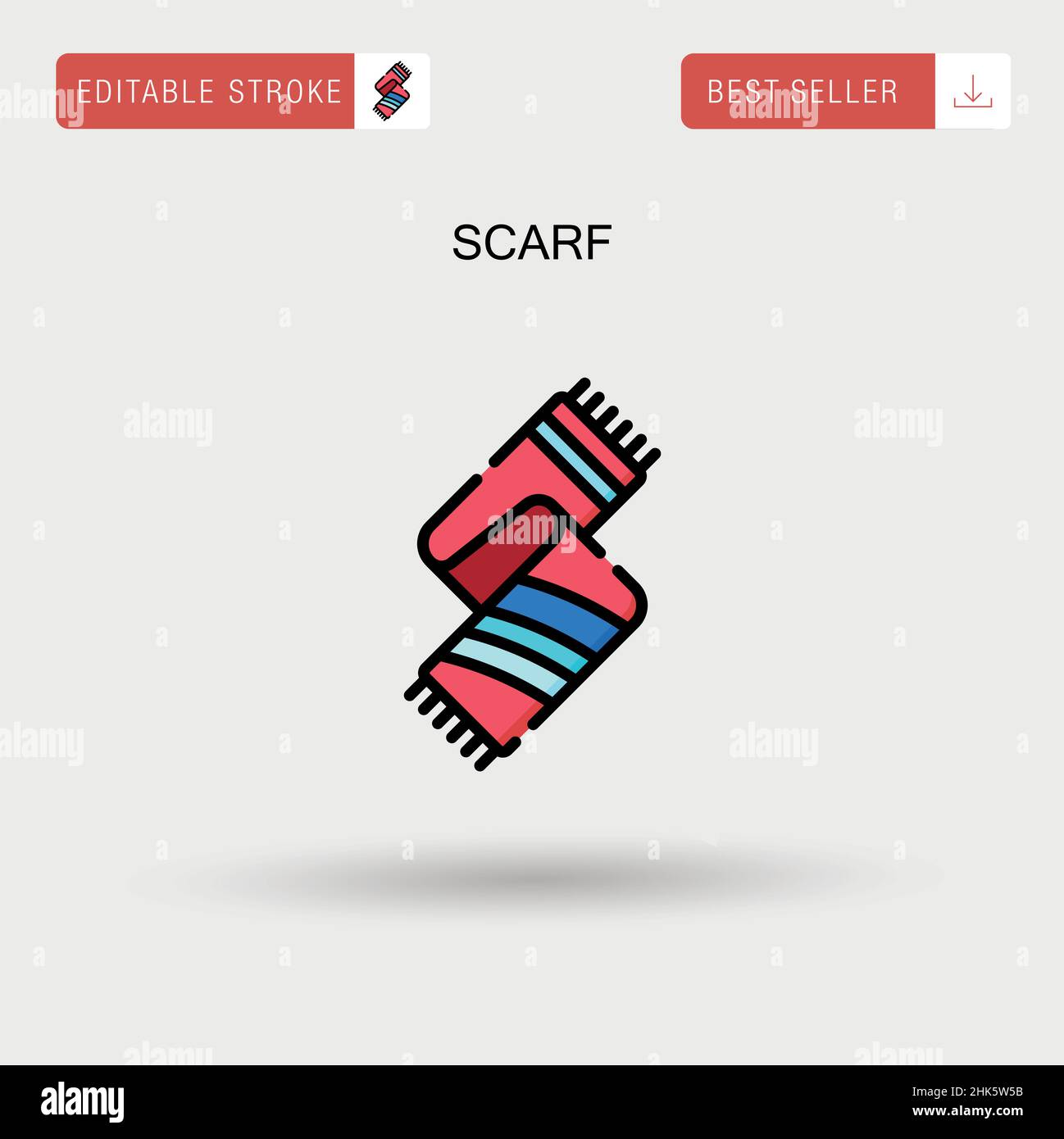 Scarf Stock Vector Images - Alamy