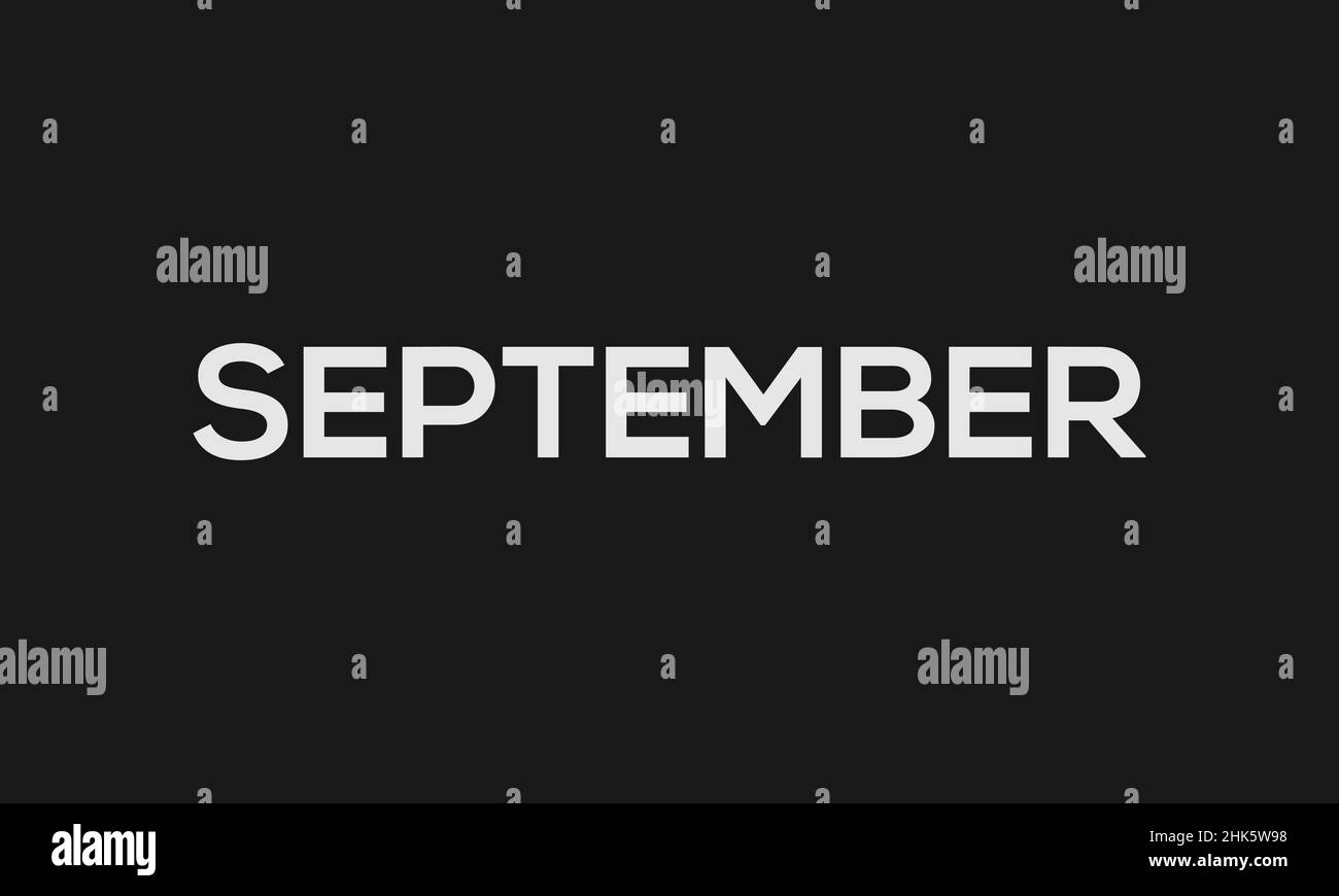 Word SEPTEMBER in letters - Initial vector design - Premium Icon, Logo ...
