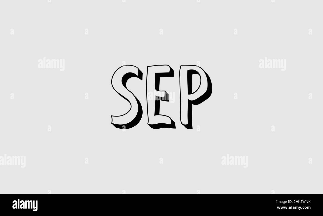 Letter Sep Logo High Resolution Stock Photography and Images - Alamy