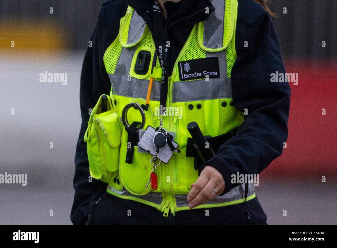 UK Border Force officers at the NI Department of Agriculture ...