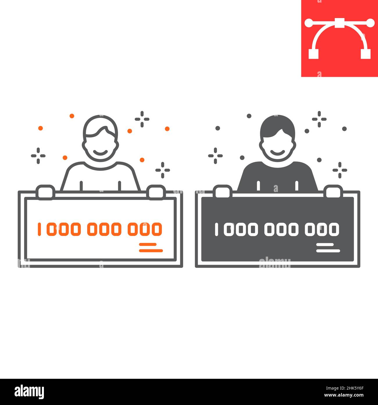 Cheque prize Stock Vector Images - Alamy