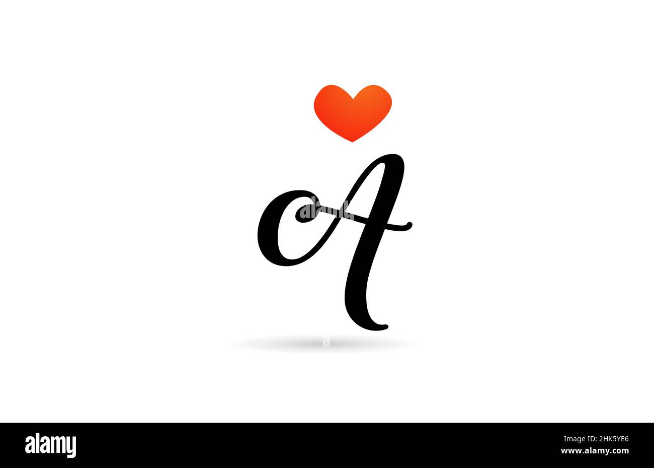 handwritten A alphabet letter logo icon design. Creative template for ...