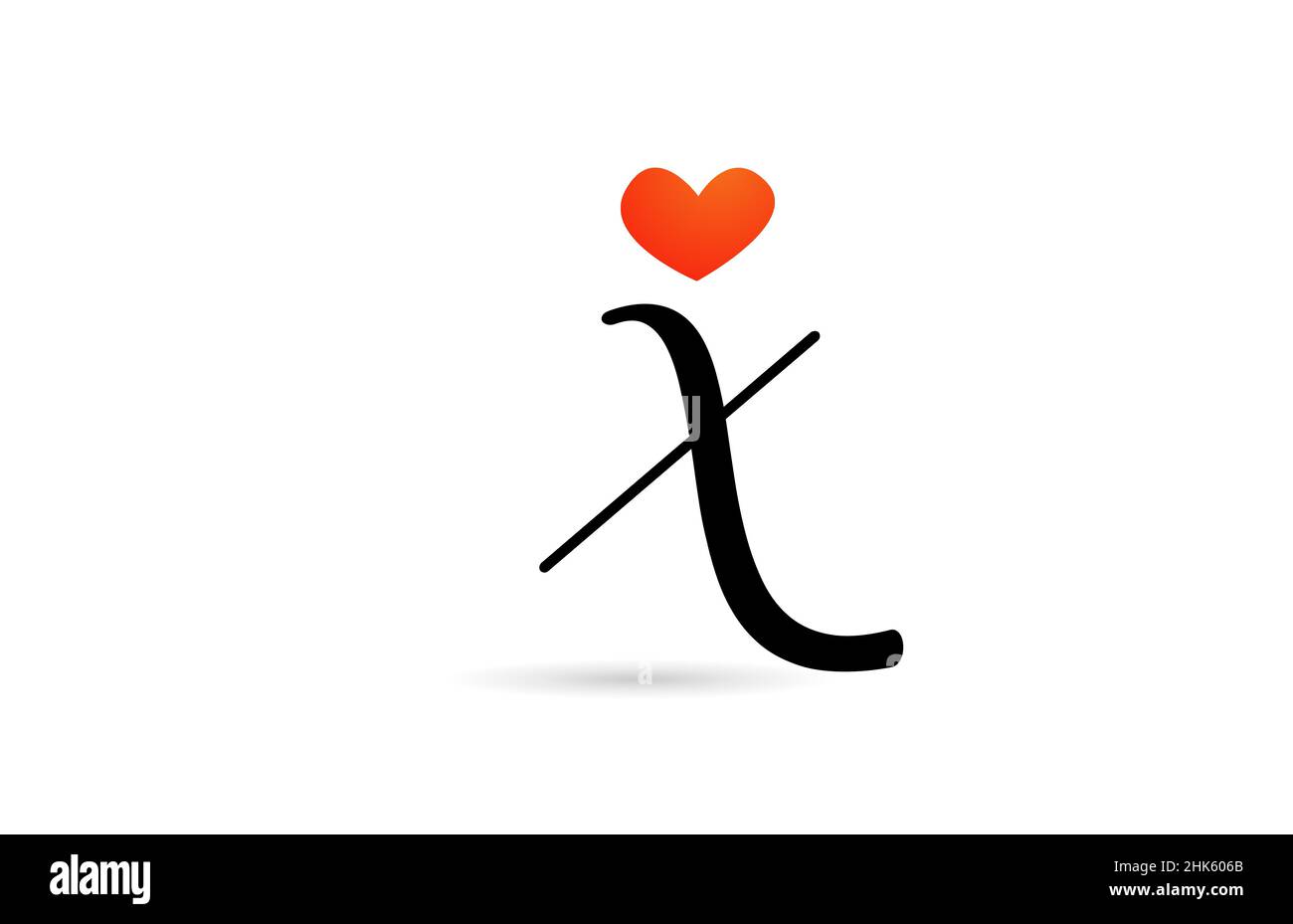 handwritten X alphabet letter logo icon design. Creative template for ...