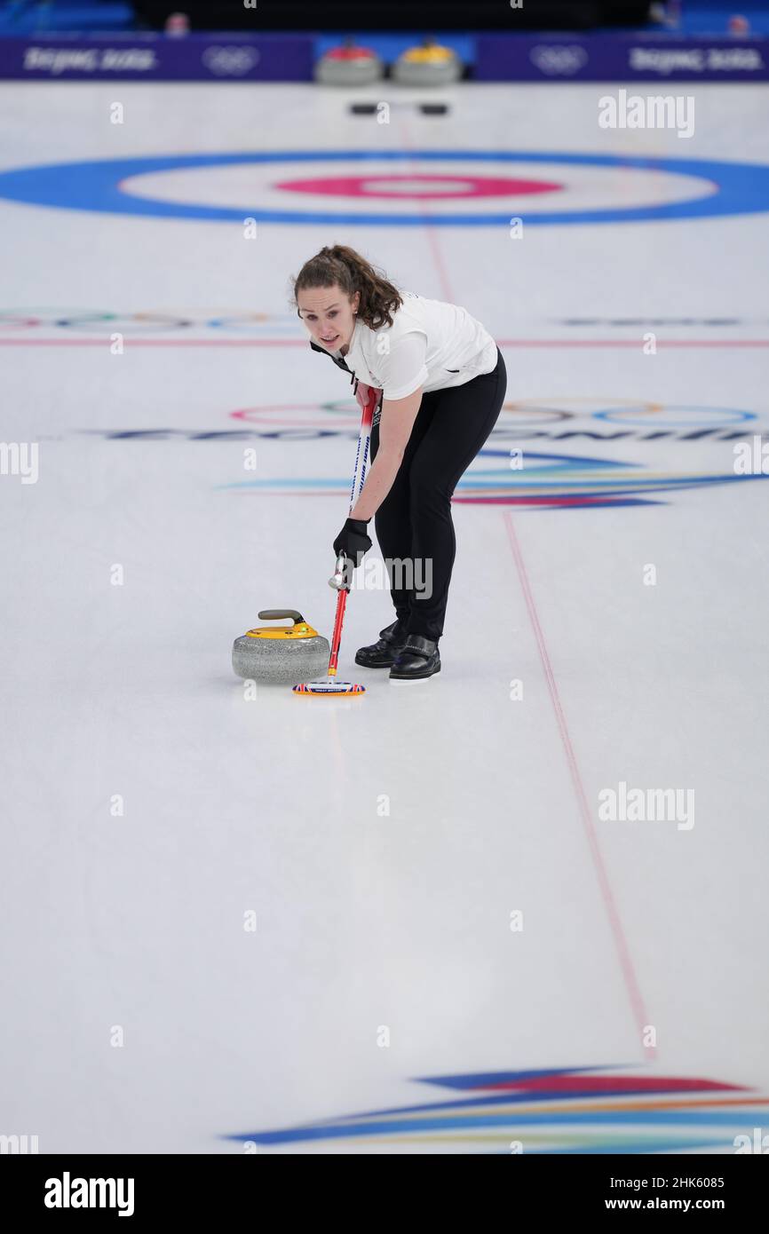 Beijing, China. 2nd Feb, 2022. Jennifer Dodds of Great Britain competes ...
