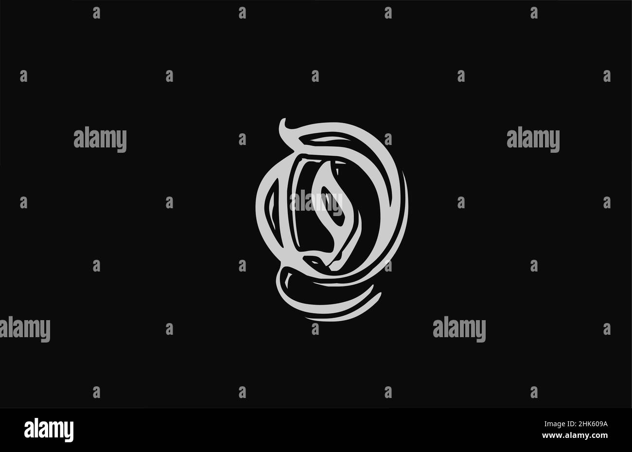 vintage white O alphabet letter logo icon design. Creative template for ...