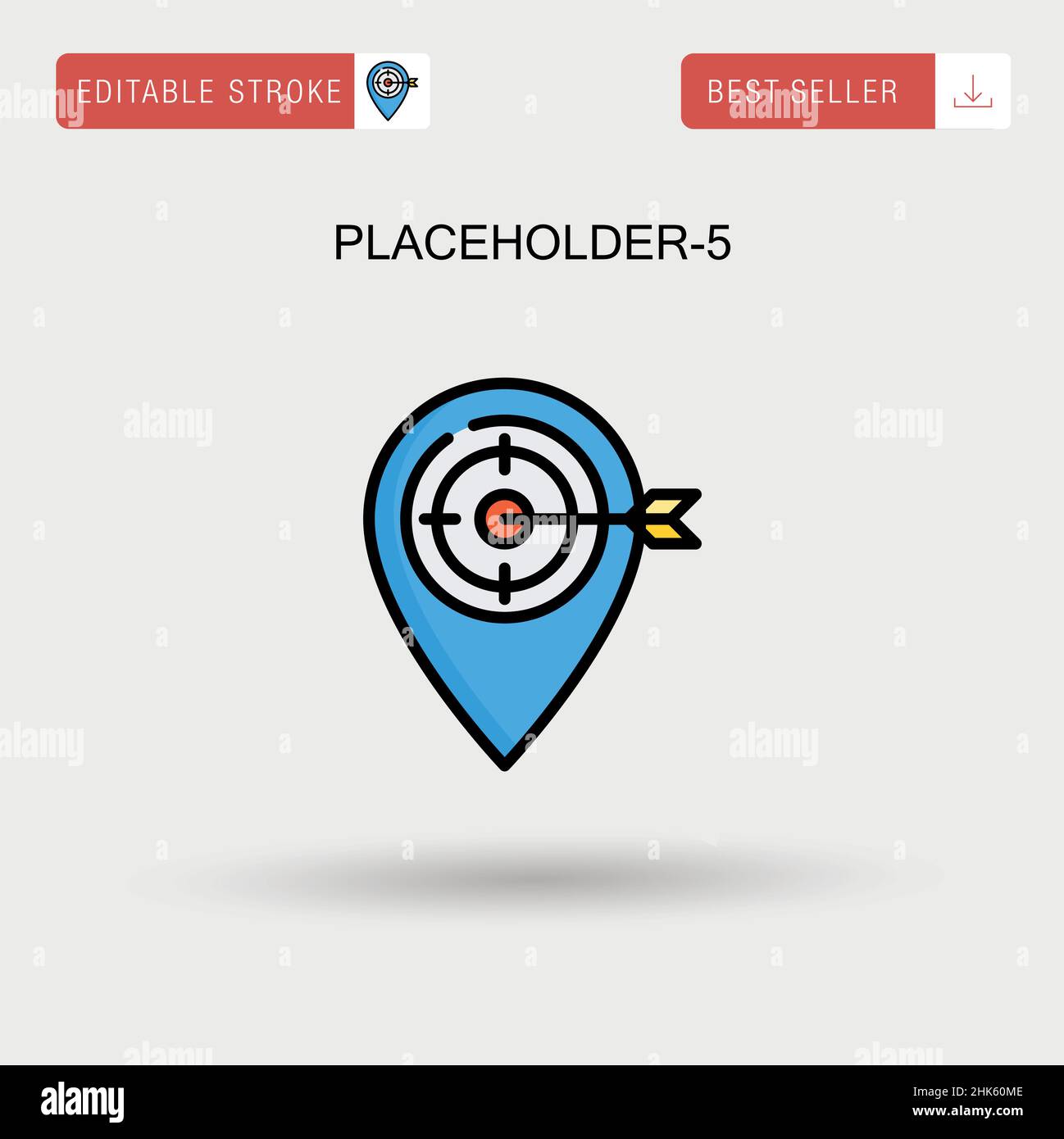 Placeholder-5 Simple vector icon Stock Vector Image & Art - Alamy