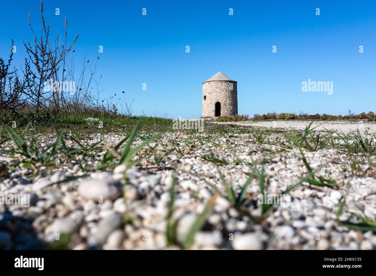 Greece old water mill hi-res stock photography and images - Alamy