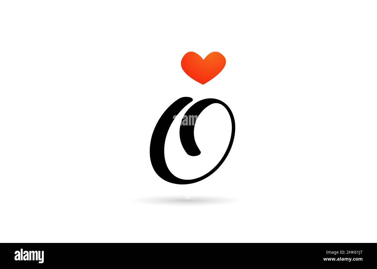 handwritten O alphabet letter logo icon design. Creative template for ...