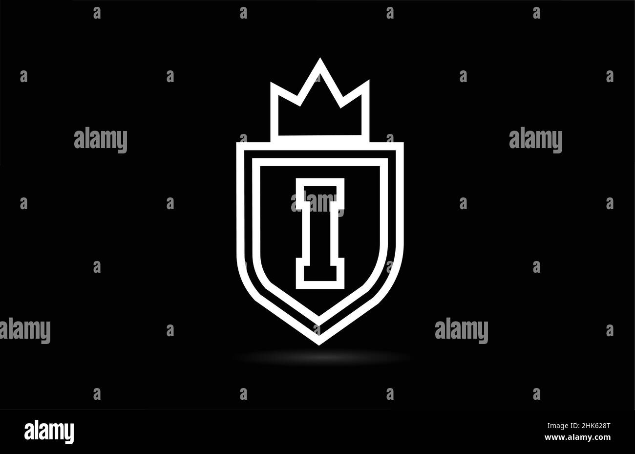 I alphabet letter logo icon design with wings. Creative template for ...