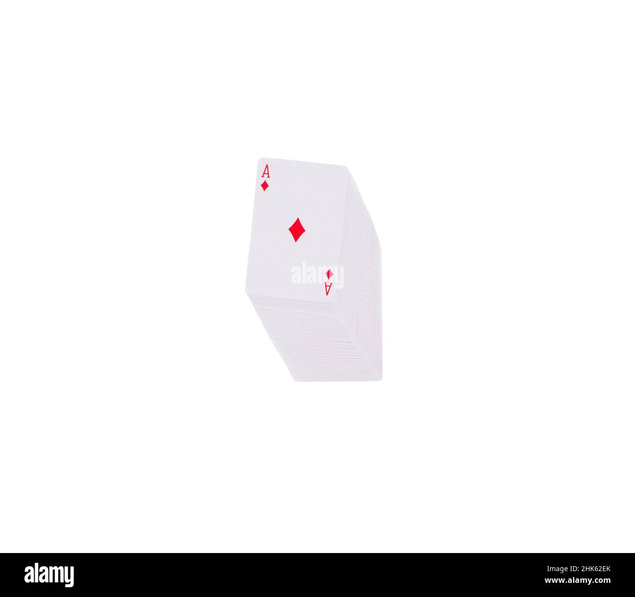 New unpacked playing cards. Isolated on a white background Stock Photo ...