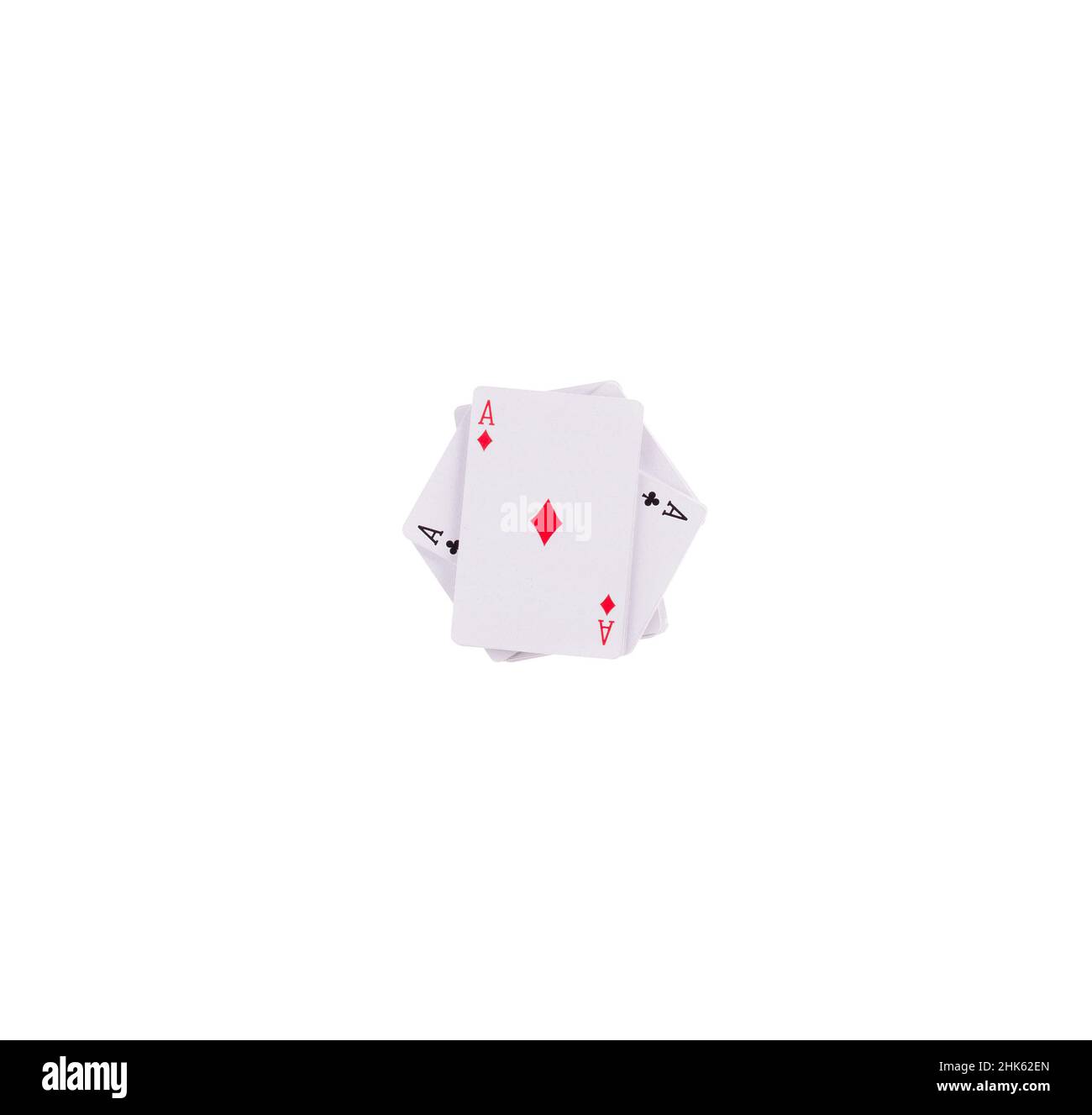 New unpacked playing cards. Isolated on a white background Stock Photo ...