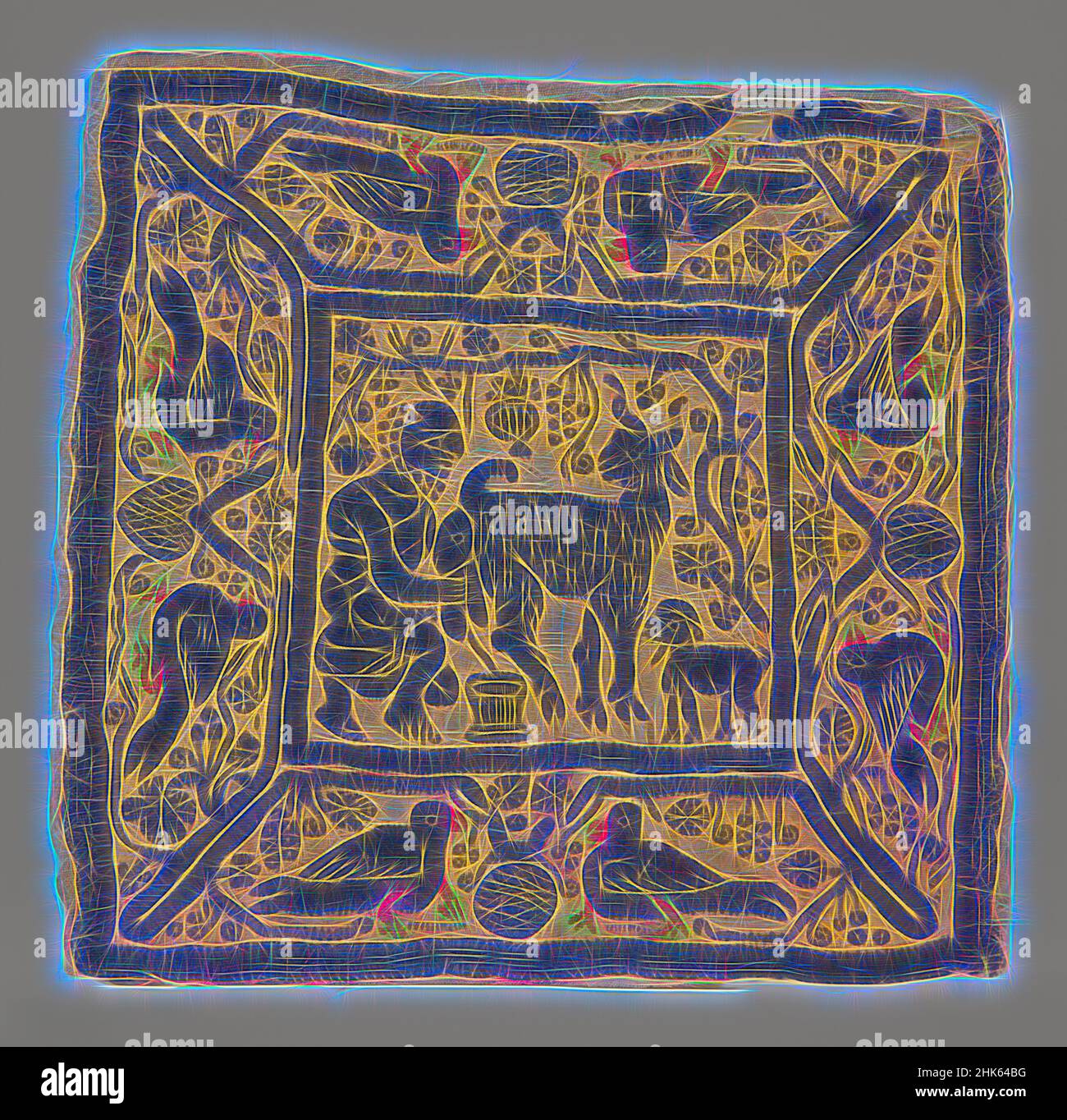 Inspired by Tapestry with a Shepherd Milking a Goat, Byzantine, 394 ...