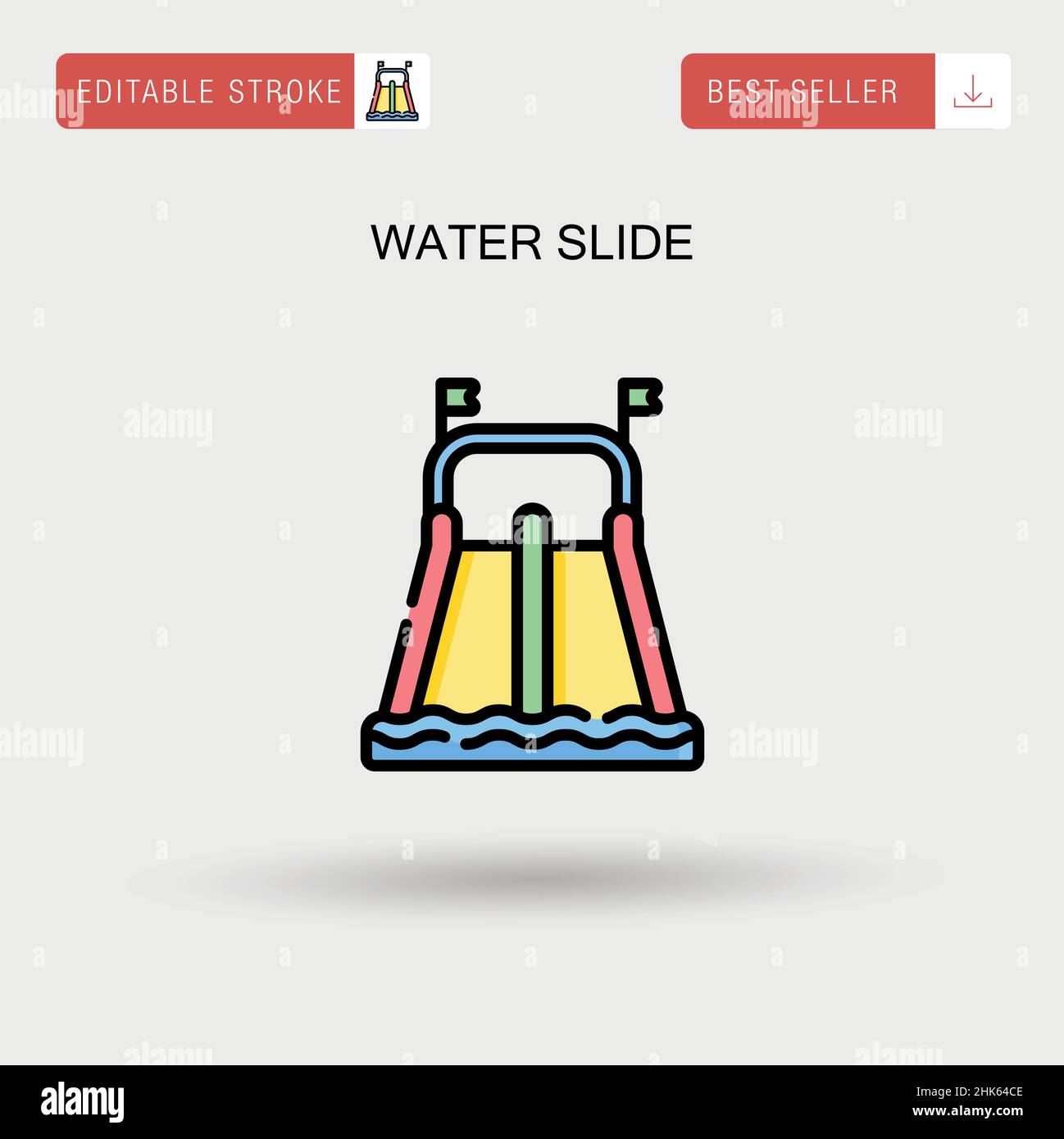 Outdoor waterpark Stock Vector Images - Alamy