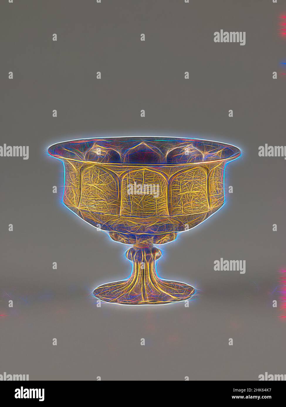 Inspired by Stem Cup with Ten-Lobed Body and Design of Birds, Flowers ...