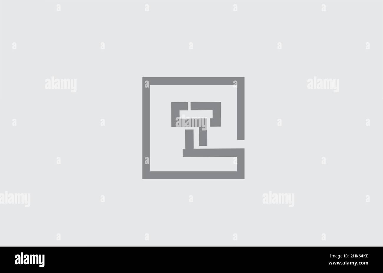 T line alphabet letter logo icon design. Creative template for business ...