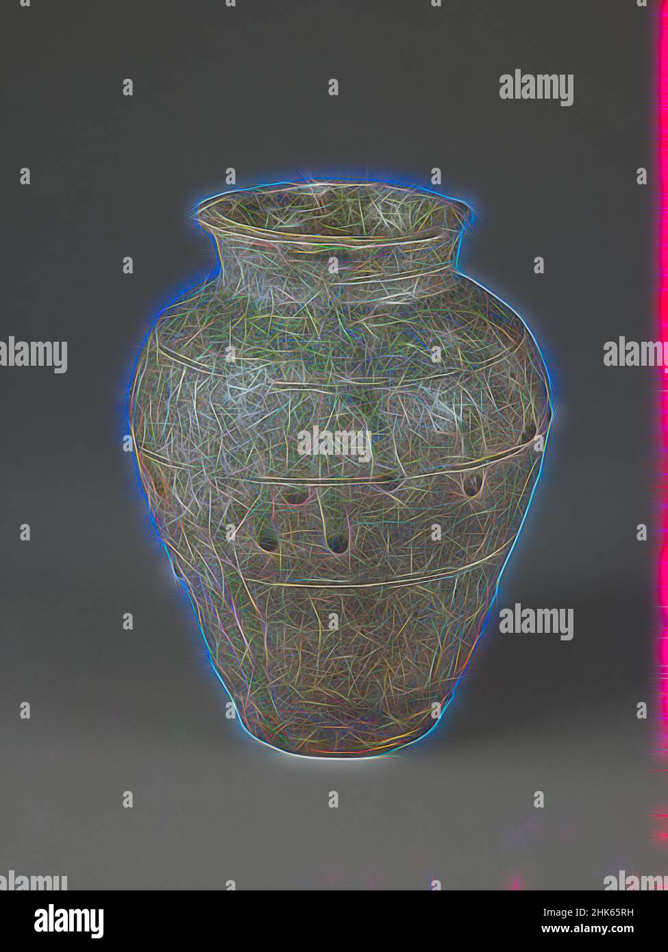 Inspired by Jar with Design of Three Incised Lines, Japanese, Heian ...