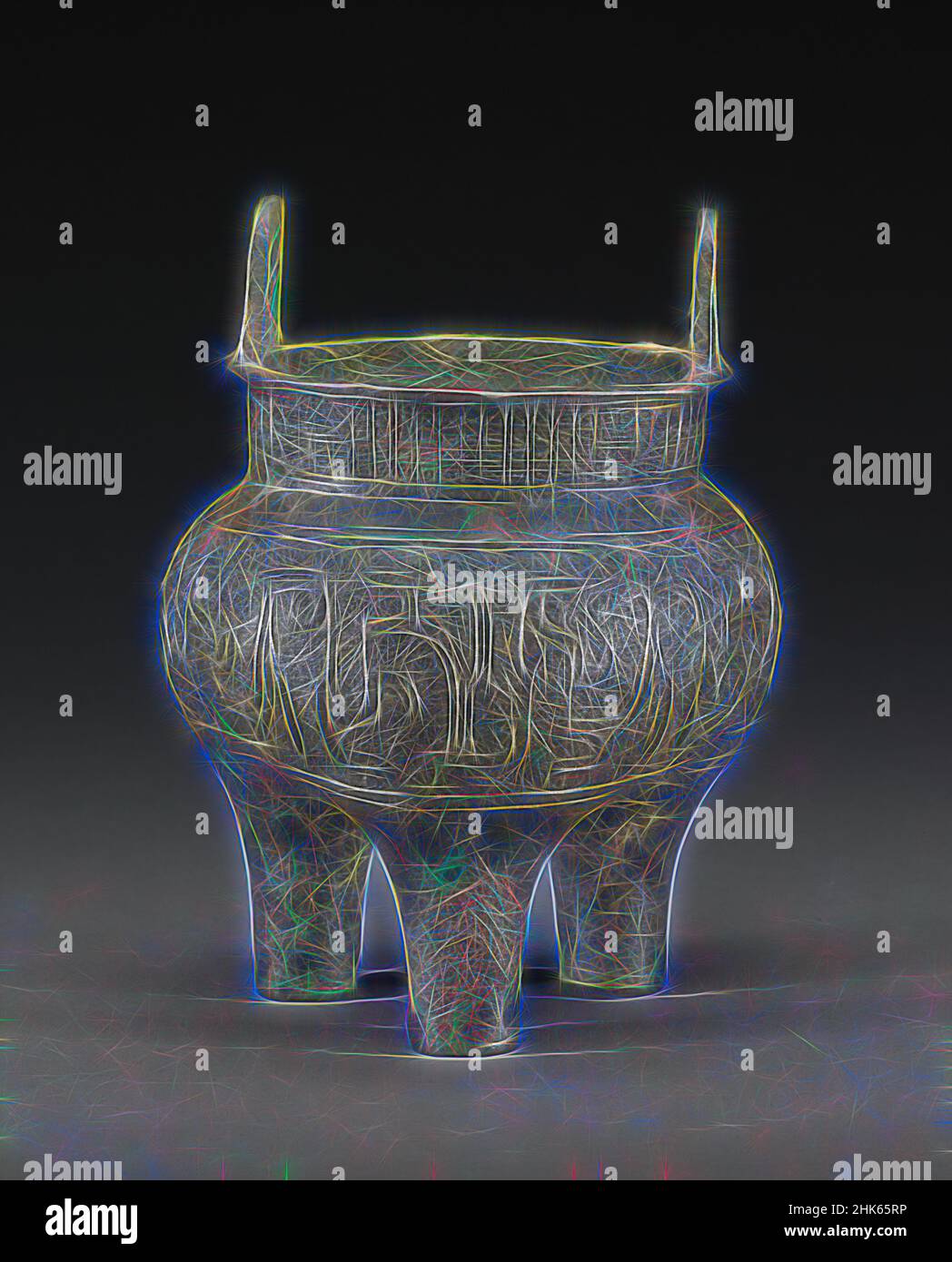 Inspired by Archaistic Tripod Vessel (li ding), Chinese, Jin dynasty ...