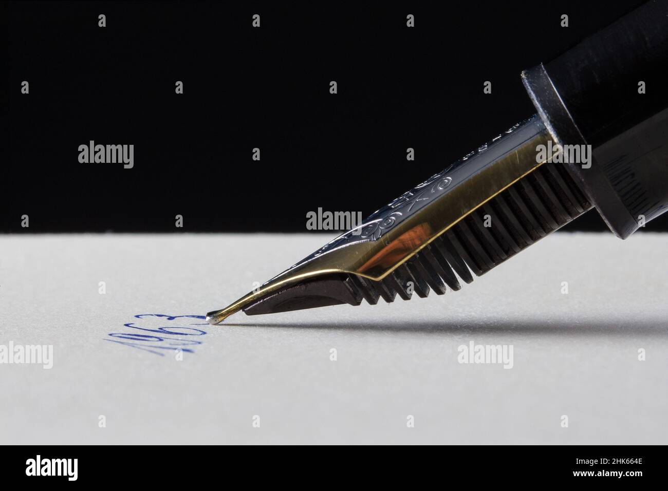 A text written with a fountain pen is given far more weight than any ...