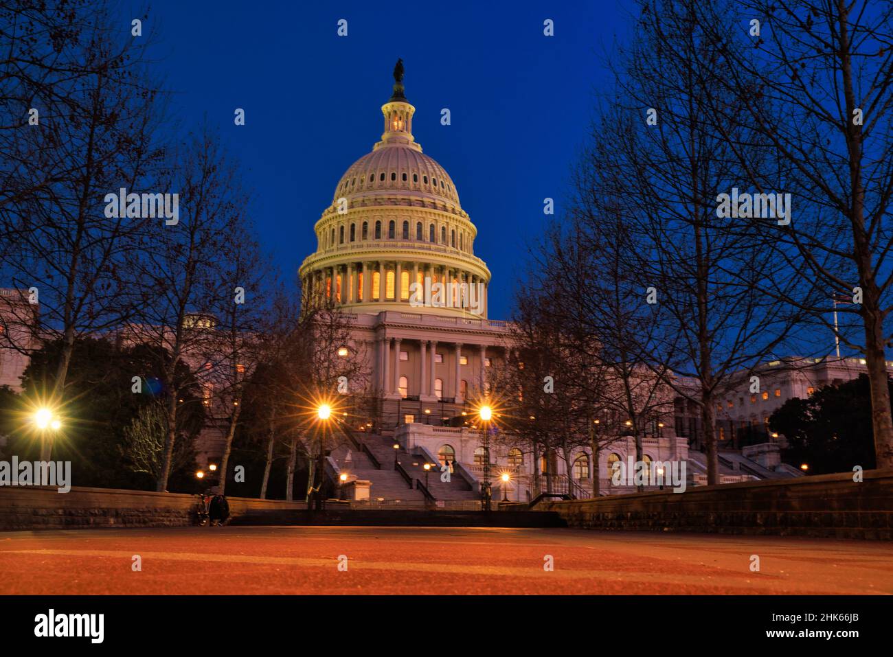 The US Capitol at night, Washington DC Stock Photo - Alamy