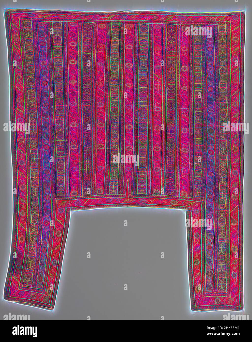 Inspired by Horse Caparison with Design of Floral Motifs, Persian, Qā ...