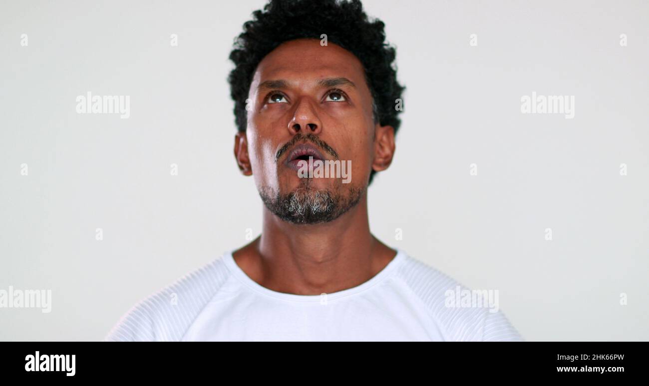 Stressed upset african guy feeling hi-res stock photography and images ...
