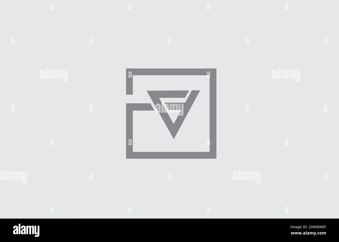 V line alphabet letter logo icon design. Creative template for business ...