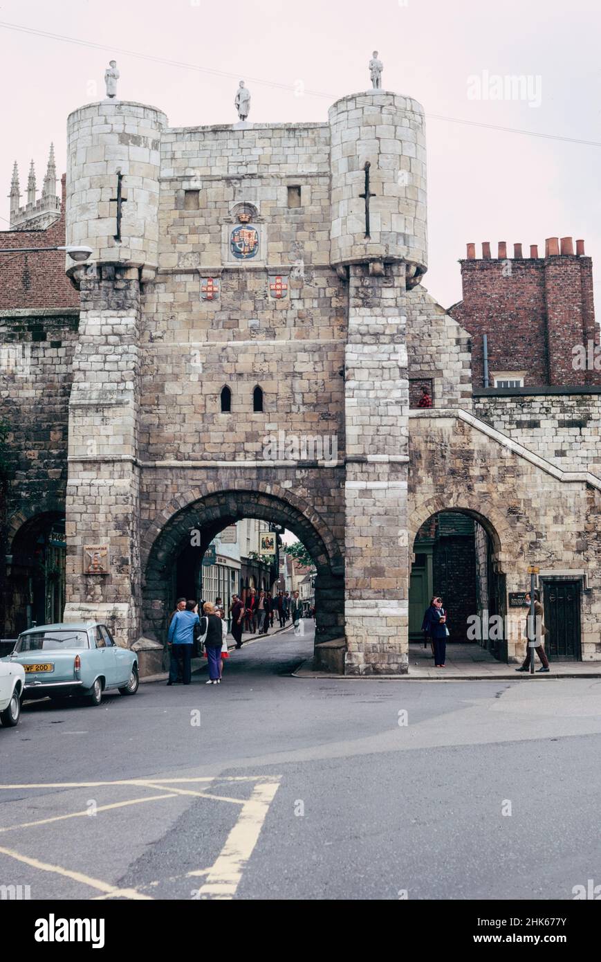 Remains of a Roman fort and the settlement Eboracum in York, base for ...