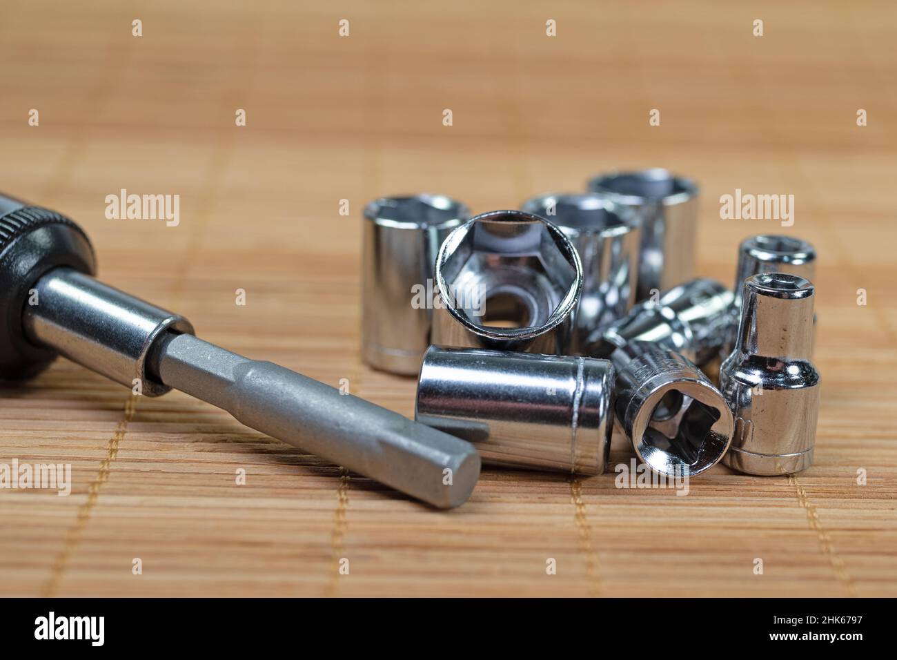 Chrome sockets hi-res stock photography and images - Alamy