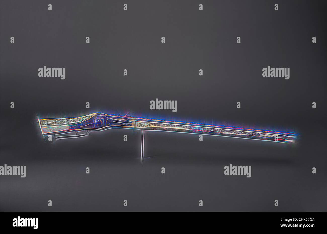 Inspired by Wheel-lock Sporting Gun, German, 1550–60, Steel with gold ...