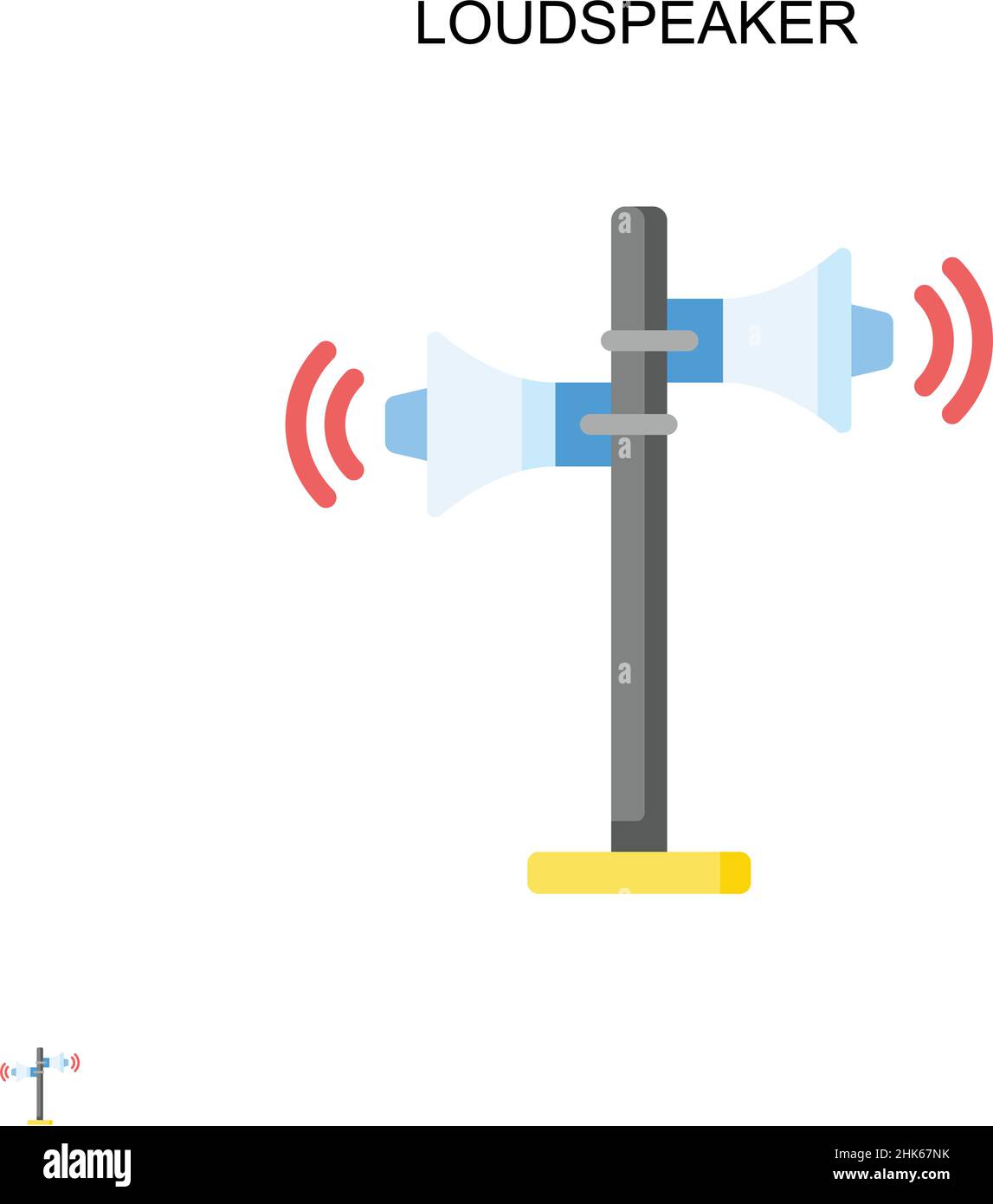 Loud speaker illustration business hi-res stock photography and images ...