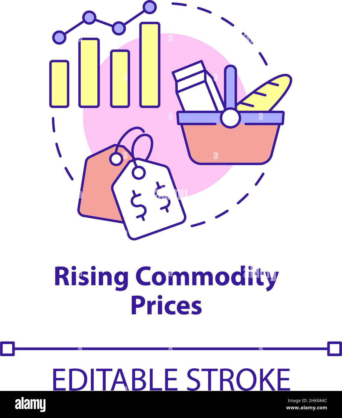 Rising prices infographic hi-res stock photography and images - Alamy