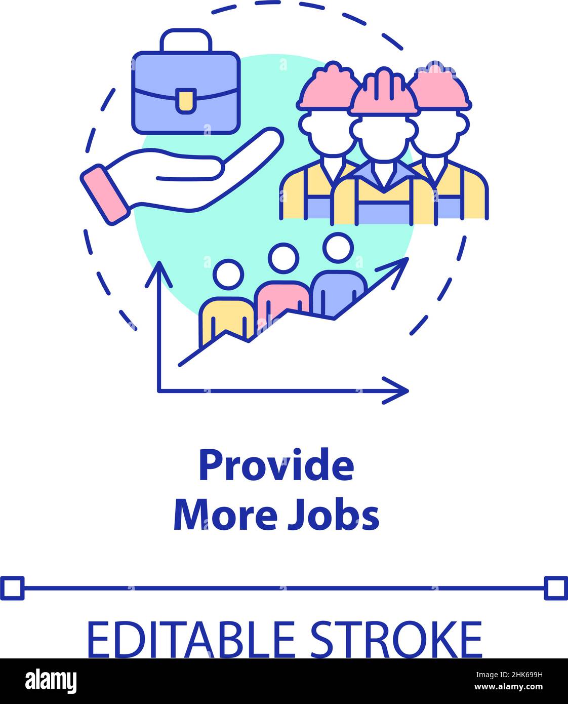 Job market concept art hi-res stock photography and images - Alamy