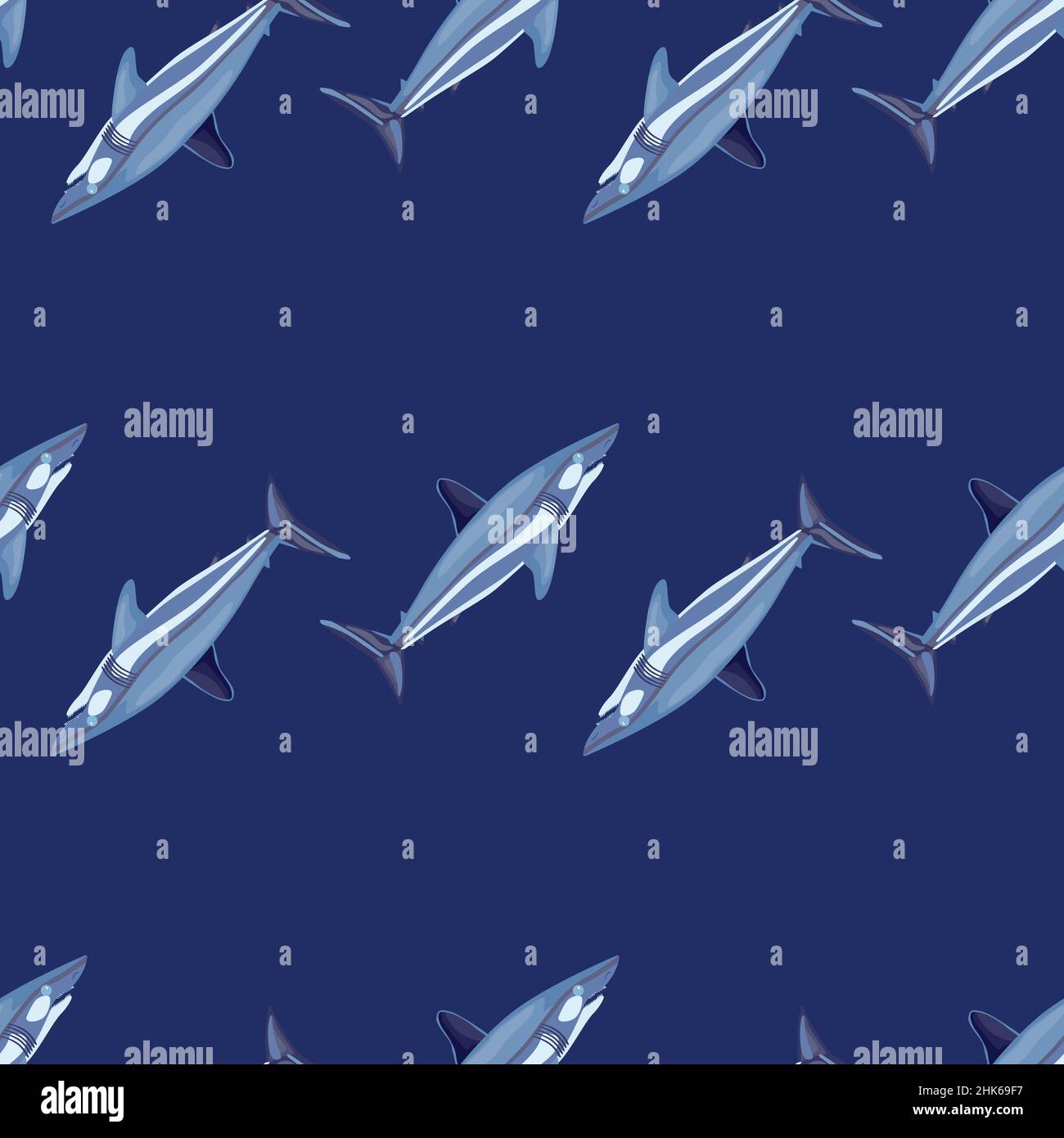 Mako shark vector vectors hi-res stock photography and images - Alamy