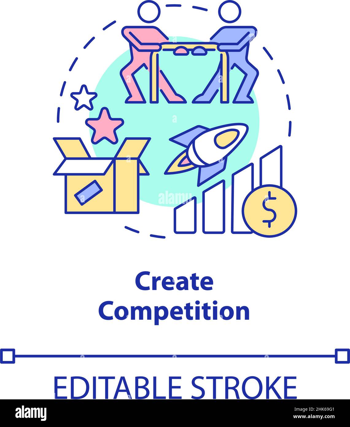 Entrepreneurship competition Cut Out Stock Images & Pictures - Alamy