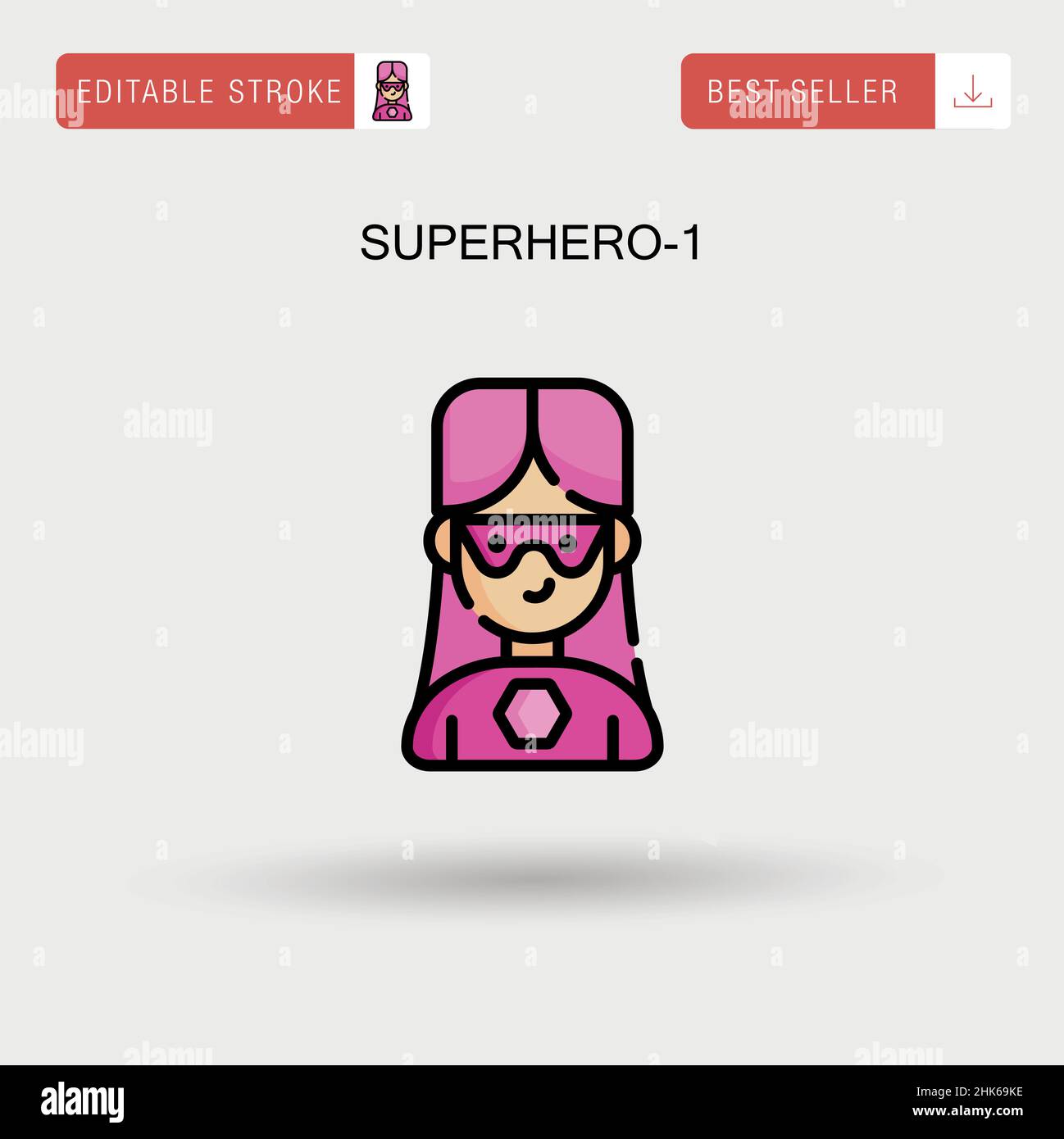 Kid superhero pose hi-res stock photography and images - Alamy