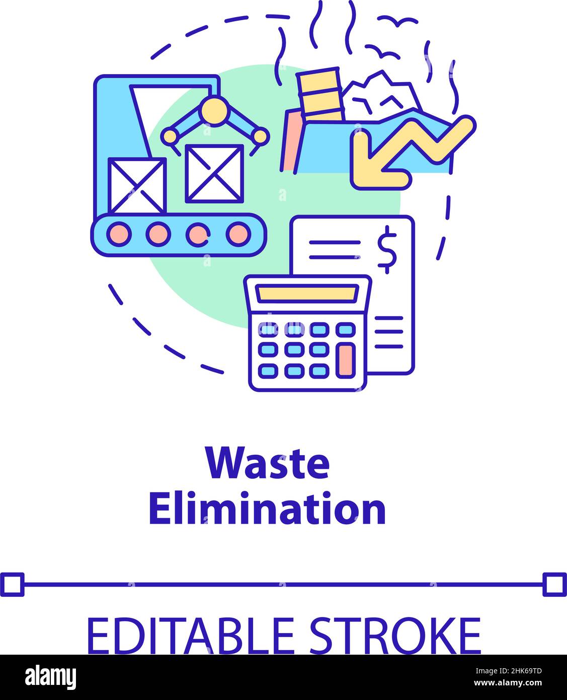 Elimination stroke Stock Vector Images - Alamy