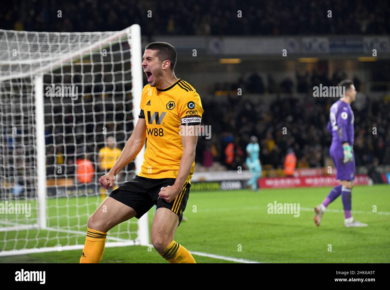 Conor Coady of Wolves celebrates Wolves equaliser Wolverhampton ...
