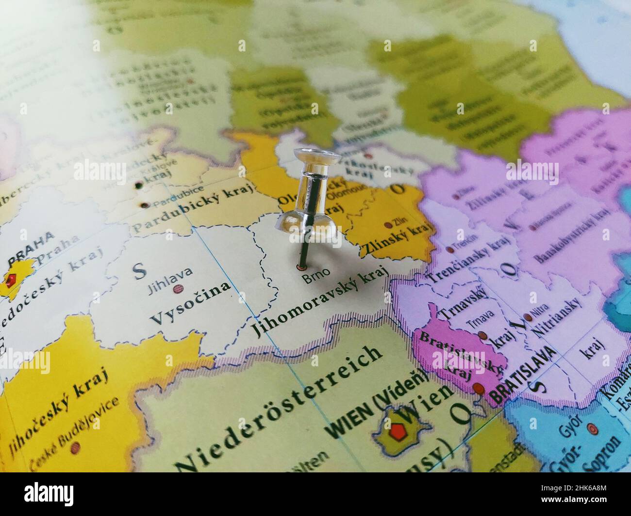 Map of brno hi-res stock photography and images - Alamy