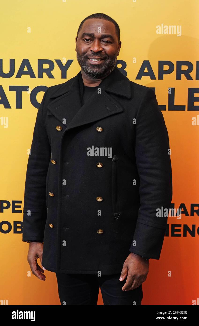 Andy Cole arriving for the world premiere of the Bob Marley One Love ...