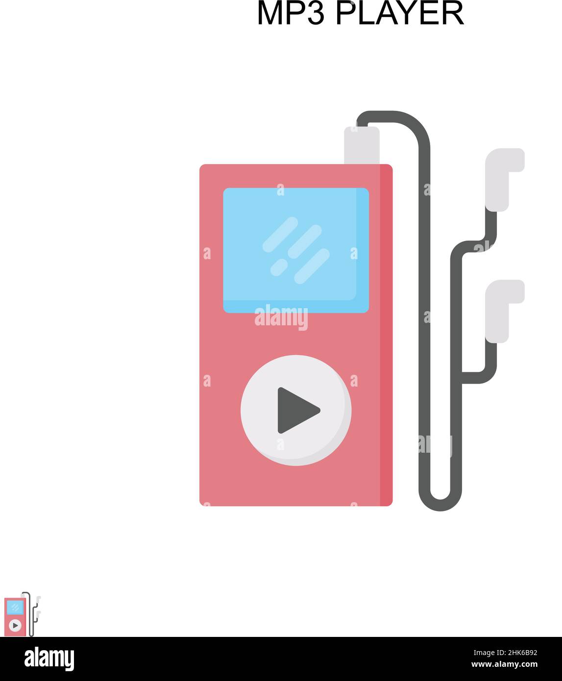 Mp3 player Stock Vector Images - Alamy