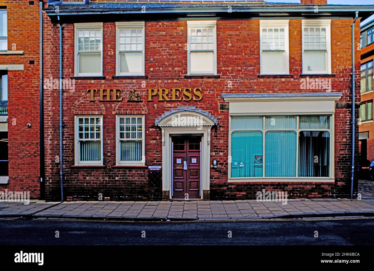 The Minster Press newspaper building, Walmgate, York, England Stock ...