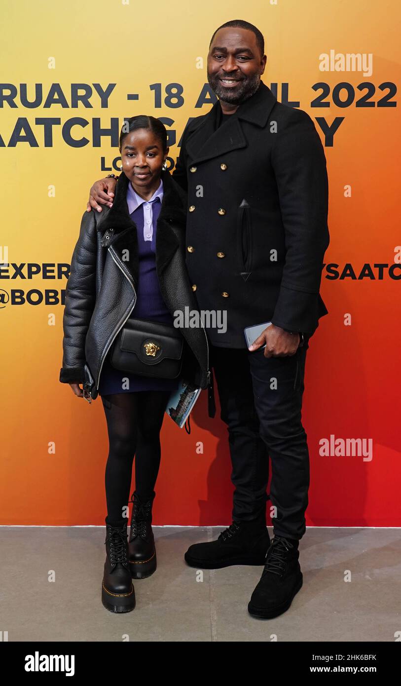 Andy Cole and Faith Cole arriving for the world premiere of the Bob ...