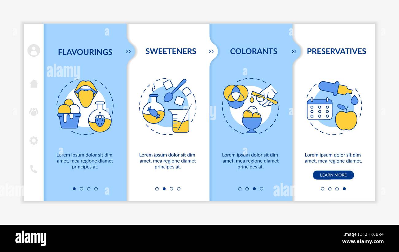 Synthetic food additives Stock Vector Images - Alamy